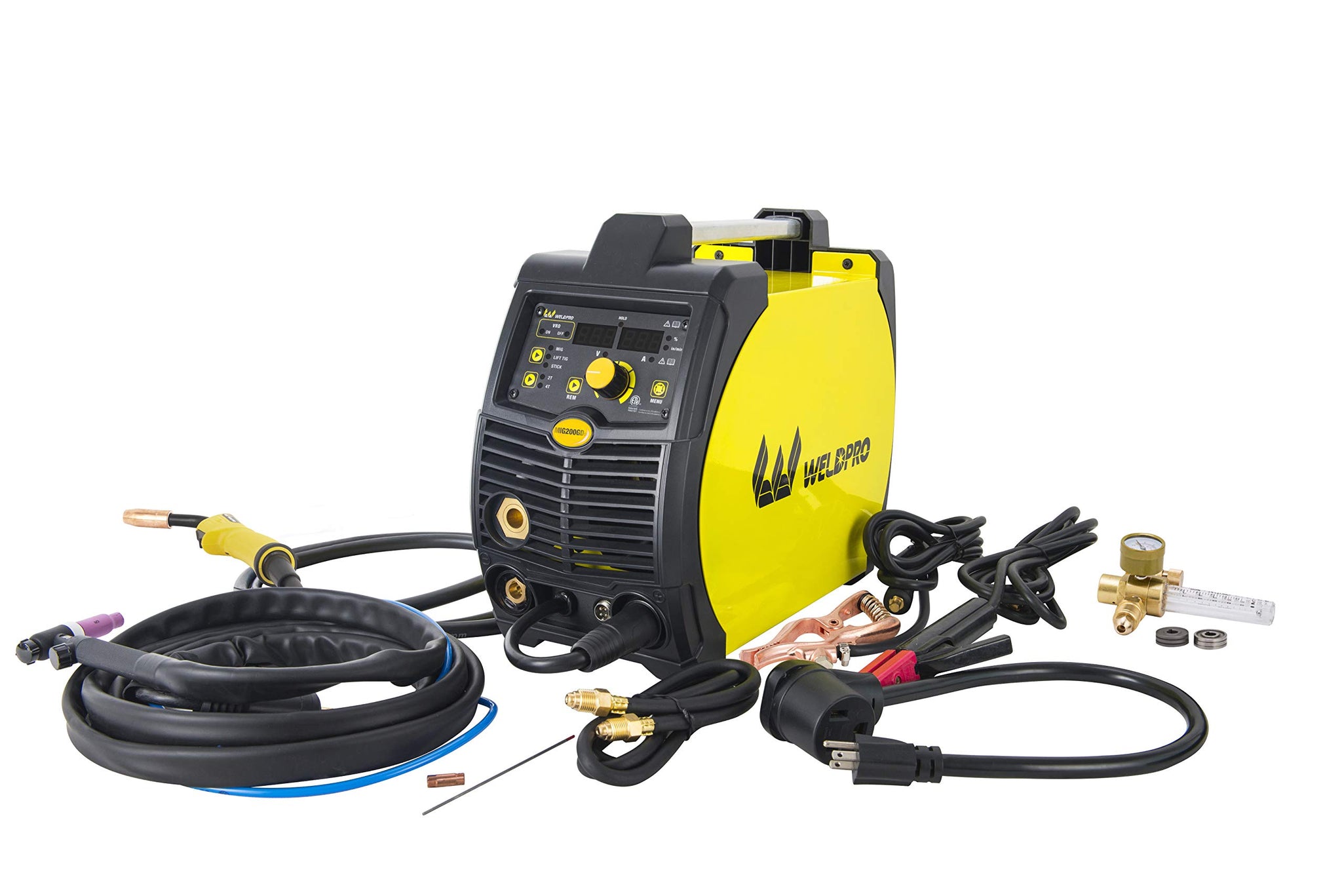 200 Amp Inverter Multi Process Welder Weldpro with 3 Year Warranty Dua ...